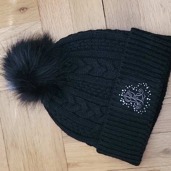 Lauren Ralph Lauren | Accessories | Cuff Hat With Logo Pomlauren Ralph ...